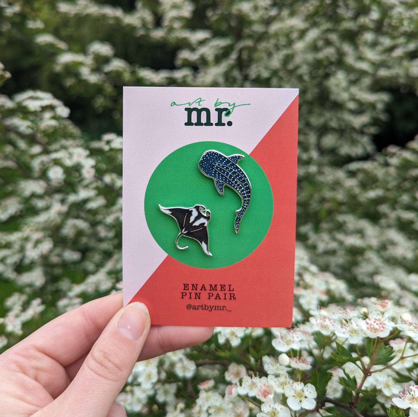 Manta Ray Pin – Drawn to Nature